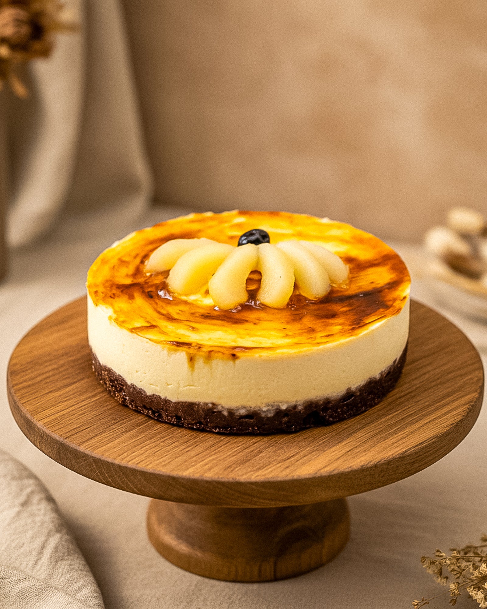 Pear Caramel Mousse | Fruit & Chocolate Cake – Bonne Bouche